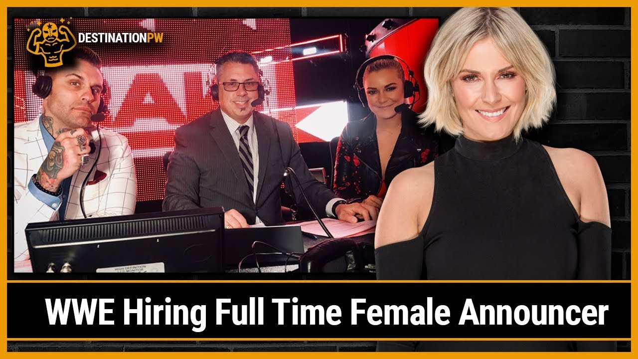 WWE To Introduce First Ever Full Time Female Commentator! - YouTube