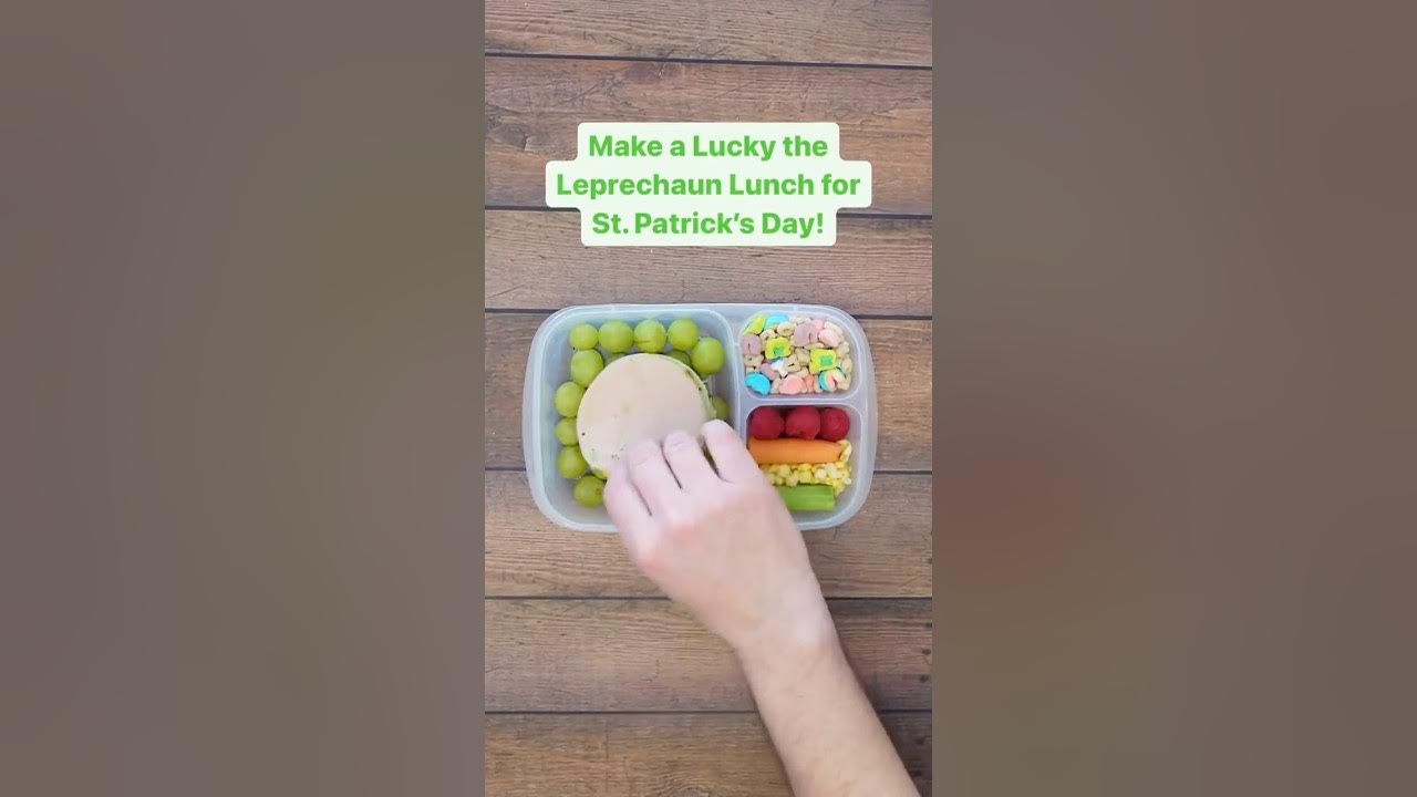 How to make a Lucky the Leprechaun lunch for St. Patrick’s Day! - YouTube