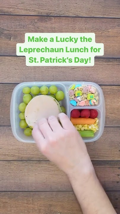 How to make a Lucky the Leprechaun lunch for St. Patrick’s Day! - YouTube