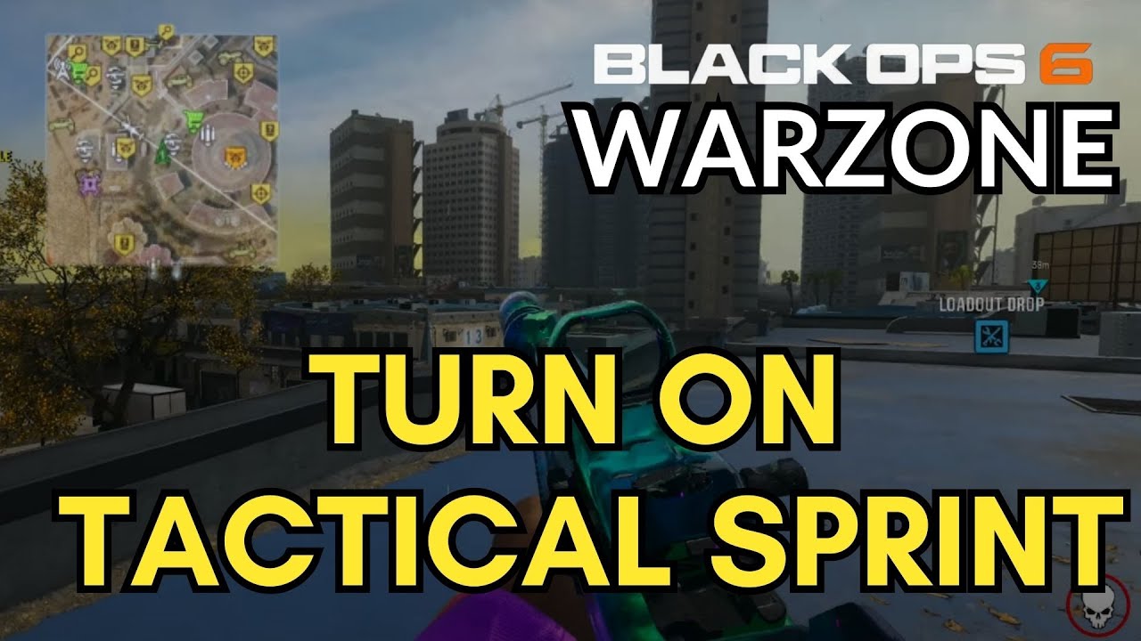How to Turn ON Tactical Sprint in COD WARZONE - YouTube