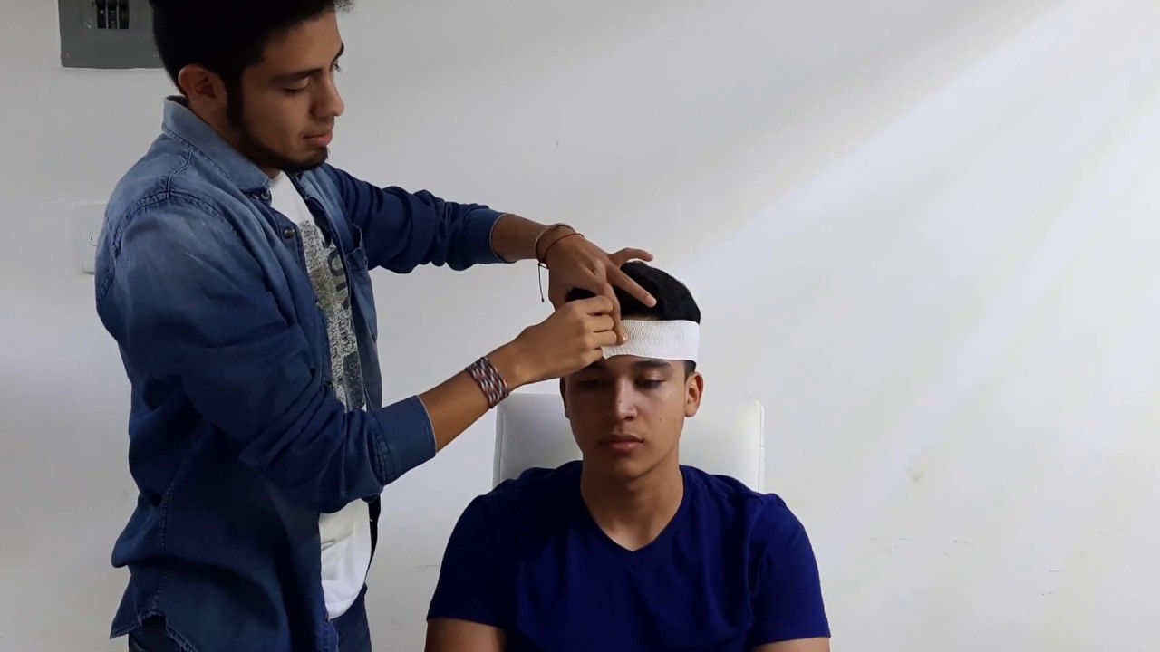 Vendaje de Binóculo por vueltas en ocho. - YouTube