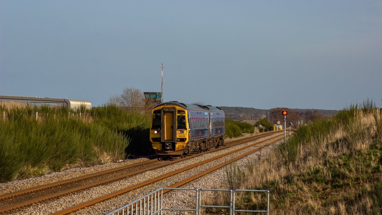 Trains at Inverness Airport! 01/03/25 - YouTube