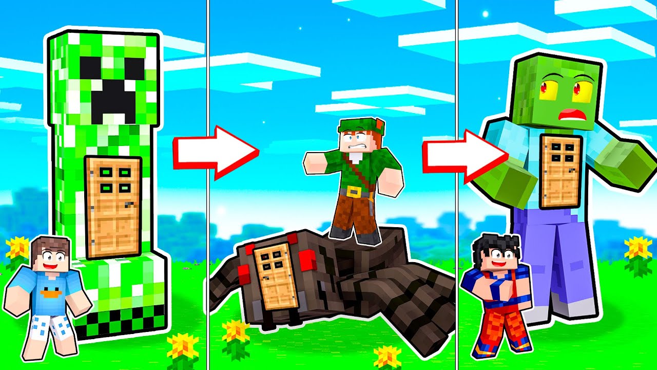 COMO VIVER DENTRO DOS MONSTROS DO MINECRAFT!! (CUIDADO) - YouTube