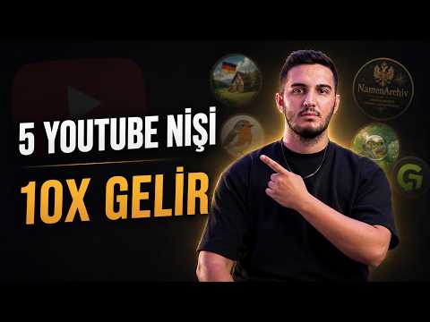 2026'da Zengin Edecek 5 YouTube Nişi (10X Daha Fazla Kazandıran Dilde)