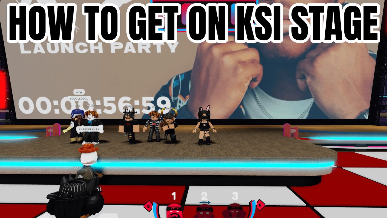 How to Get in The KSI Stage In Roblox KSI Concert (Step by Step) - YouTube