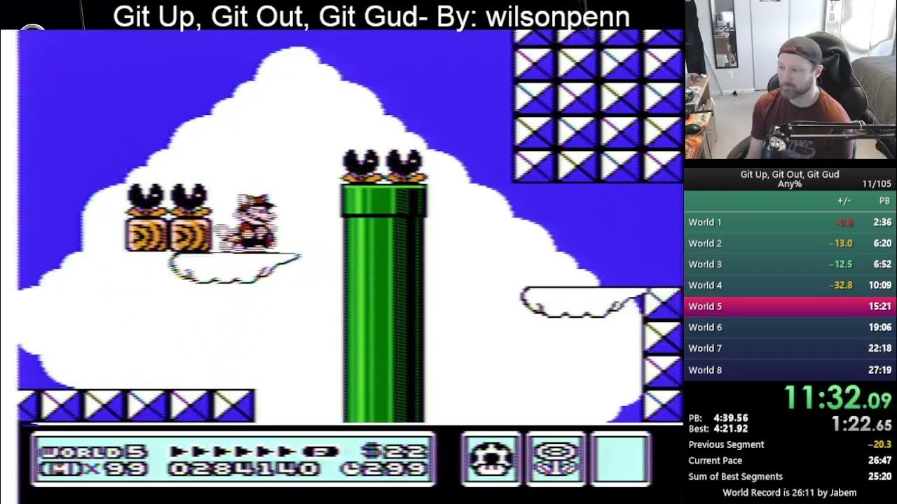 Git Up, Git Out, Git Gud Any% PB - 26:12 - YouTube