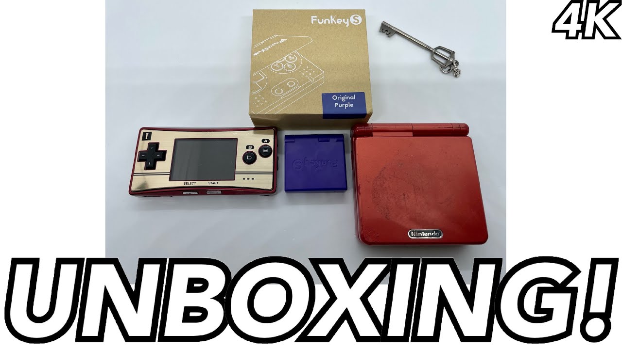 GameBoy Advance SP nano (FunKey S) Unboxing and Review With Commentary ...