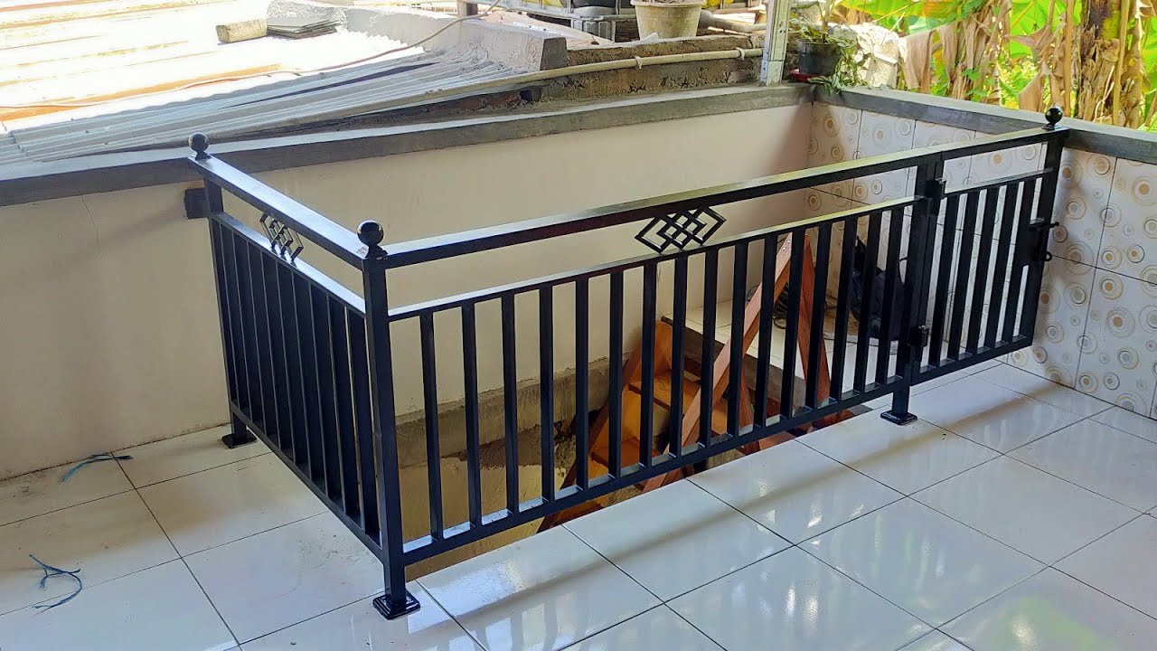 Proses Pemasangan Pagar Balkon Minimalis, Paling Mudah Dan Simpel - YouTube
