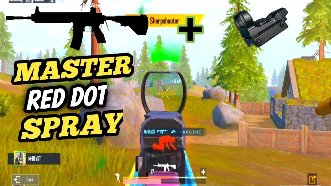 200m spray in Red dot || Only headshots || M416 || Mr.ßEâST || - YouTube