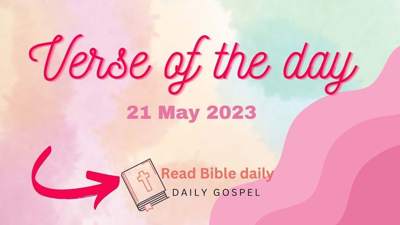 Daily bible verse for today - May 21 | Bible verses in english and tamil | Daily Gospel # ...