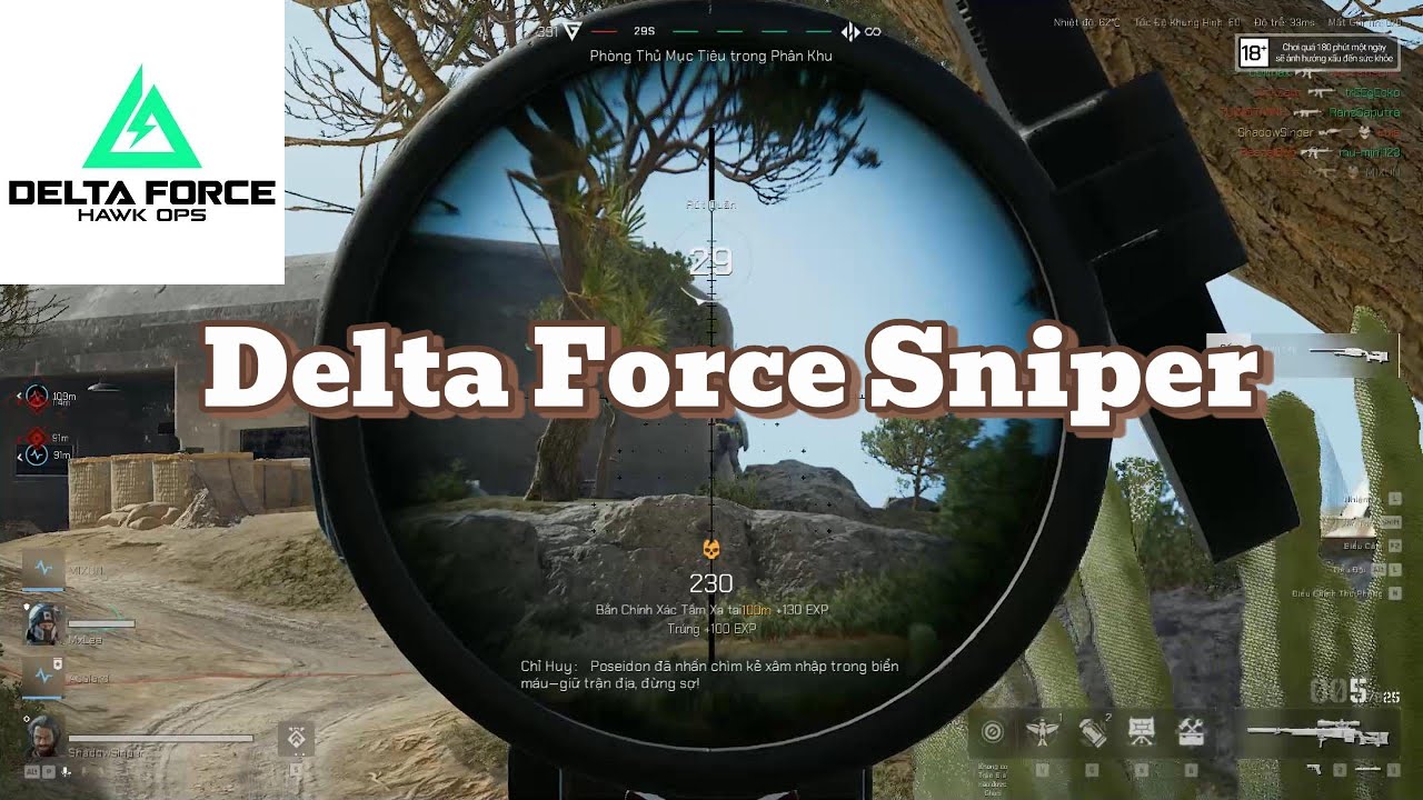 🔥 Delta Force Sniper – Xử Gọn Kẻ Thù Từ Xa Trong - YouTube