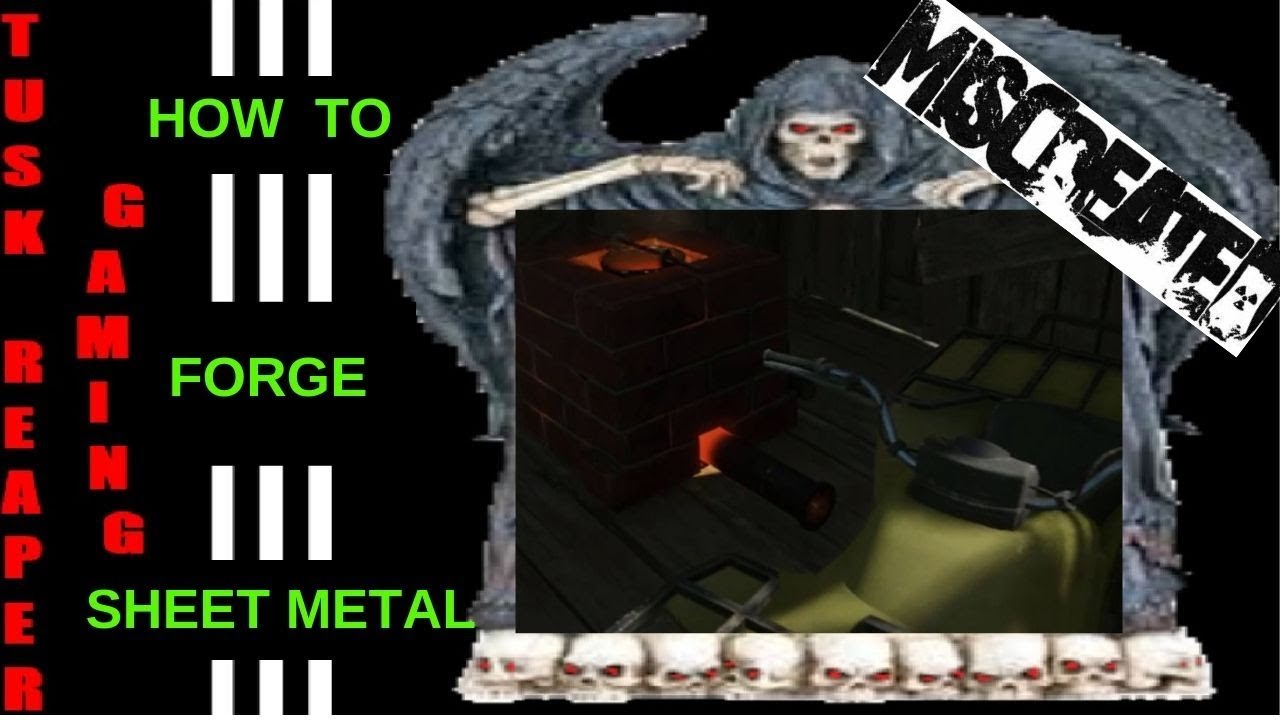 Miscreated How To Make A Forge and Sheet Metal - YouTube