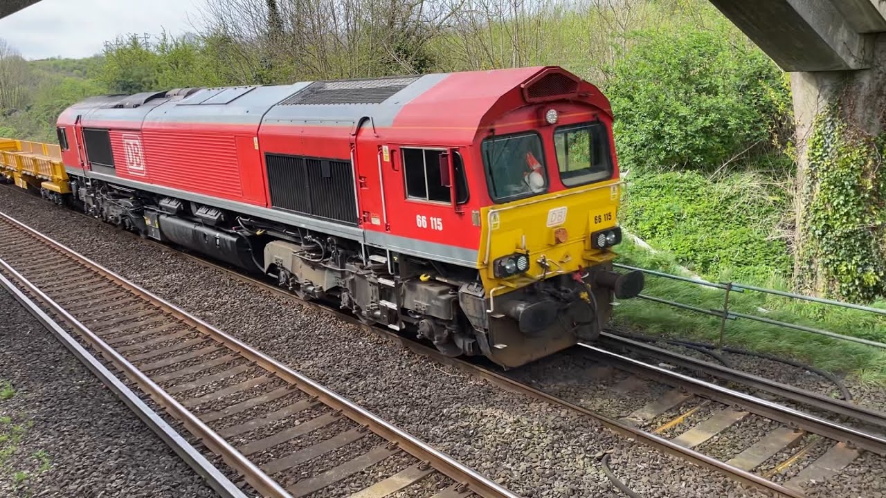 Class 66 | 66115 | DB Cargo UK - YouTube
