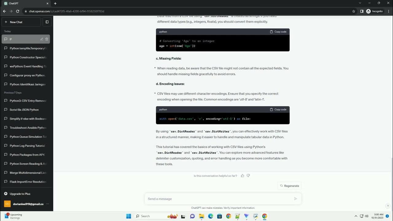 Python CSV DictReader Writer issues - YouTube