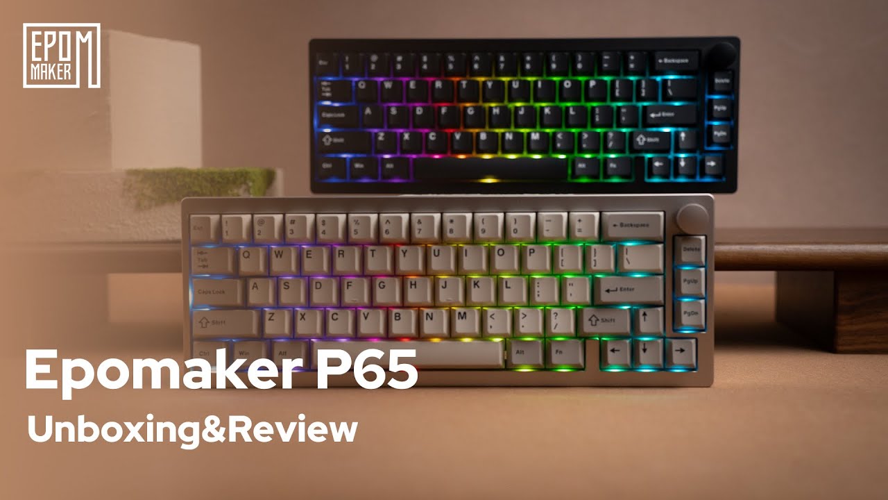 [Unboxing] Epomaker P65 | Unboxing, Showcasing, Sound test - YouTube