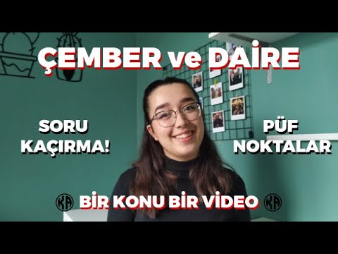 ÇEMBER ve DAİRE NASIL ÇALIŞILMALI / #BirKonuBirVideo