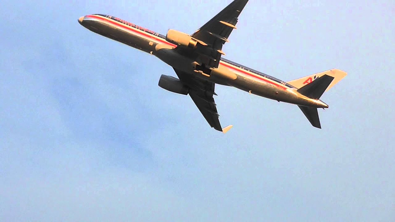 American Airlines Boeing 757-200 Takeoff From JFK On Runway 4L - YouTube