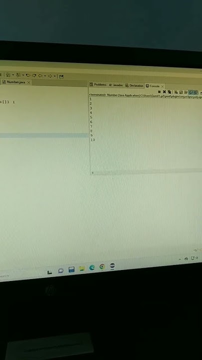 Program to print 1 to 10 number in java - YouTube