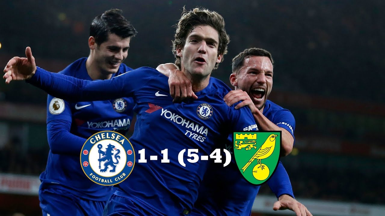 Chelsea vs Norwich 1-1 (PEN:5-4) All Goals & Highlights 2018 HD - YouTube