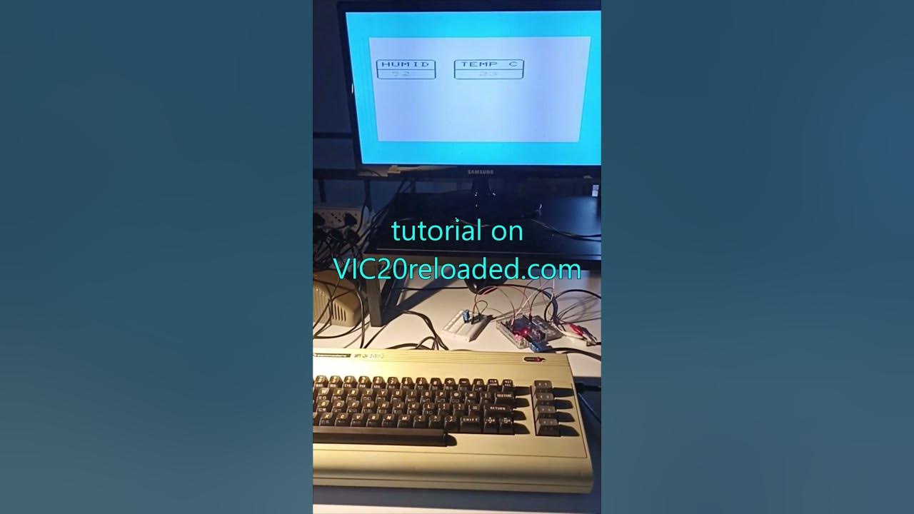 VIC-20 pilots Arduino: Humidity and Temperature sensor - YouTube
