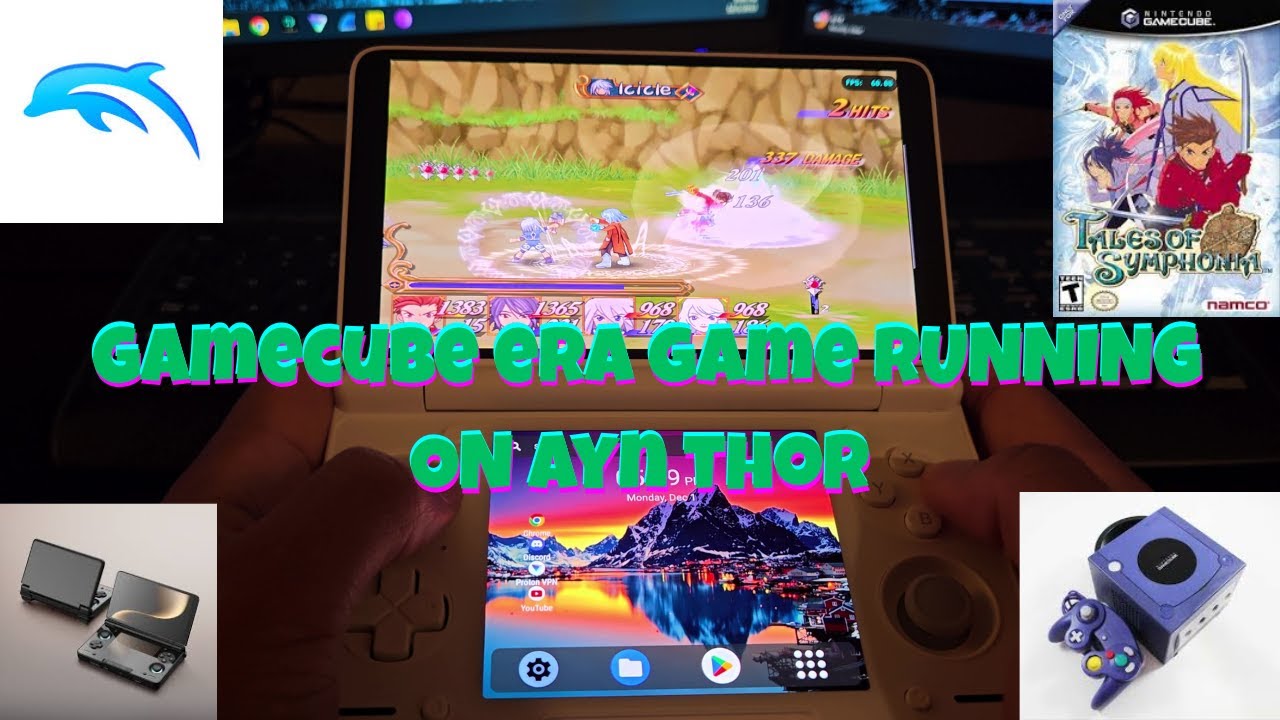 Gamecube era game running on Ayn Thor using Dolphin emulator - YouTube