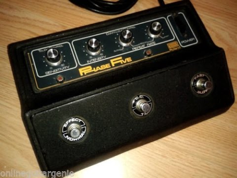 Vintage Roland Phase 5 phaser - YouTube