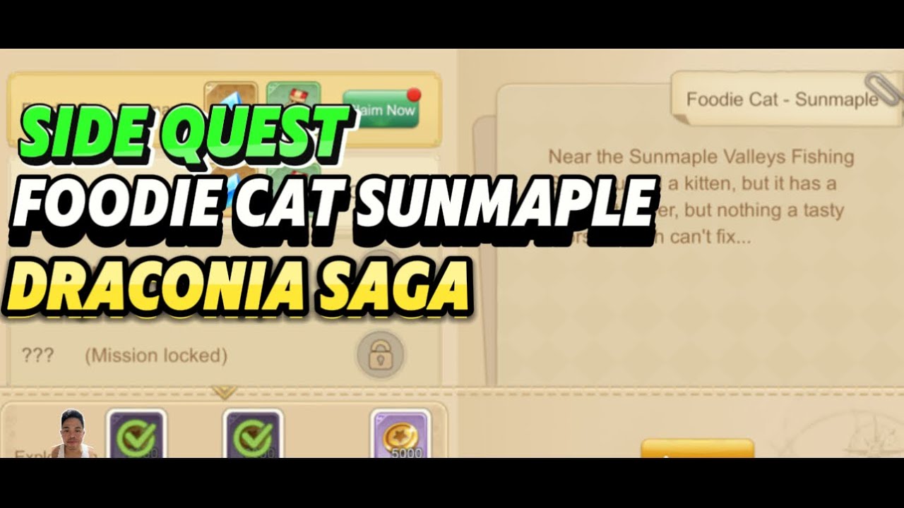 UNLOCK HIDDEN QUEST SUNMAPLE VALLEYS - FOODIE CAT QUEST DRACONIA SAGA ...