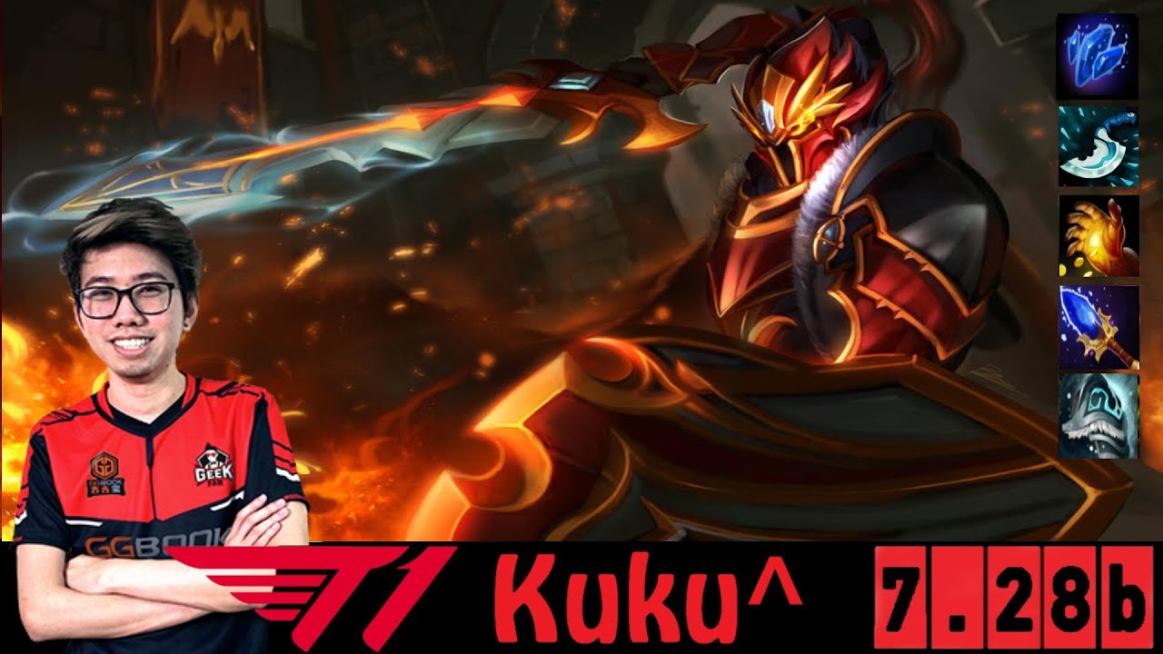 [DOTA 2] T1.Kuku^ the DRAGON KNIGHT [OFFLANE] [7.28B] - YouTube