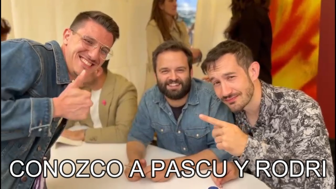 🚨 Conozco a PASCU Y RODRI ¿ME RECONOCEN?🚨 Firma de libro DESTRIPANDO LA ...
