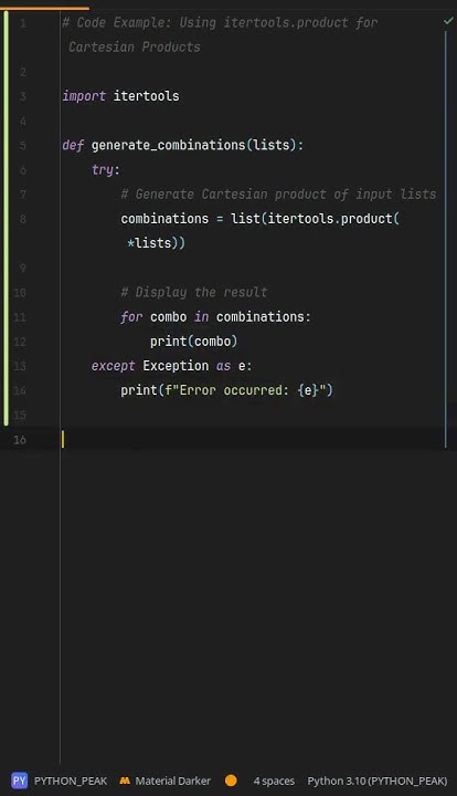 How to use itertools.product for Cartesian products? Unlocking the ...