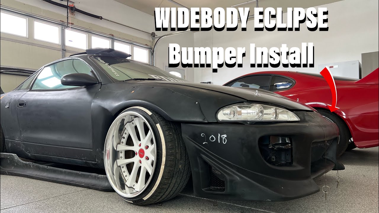 Widebody Eclipse Gets A New Bumper! - YouTube