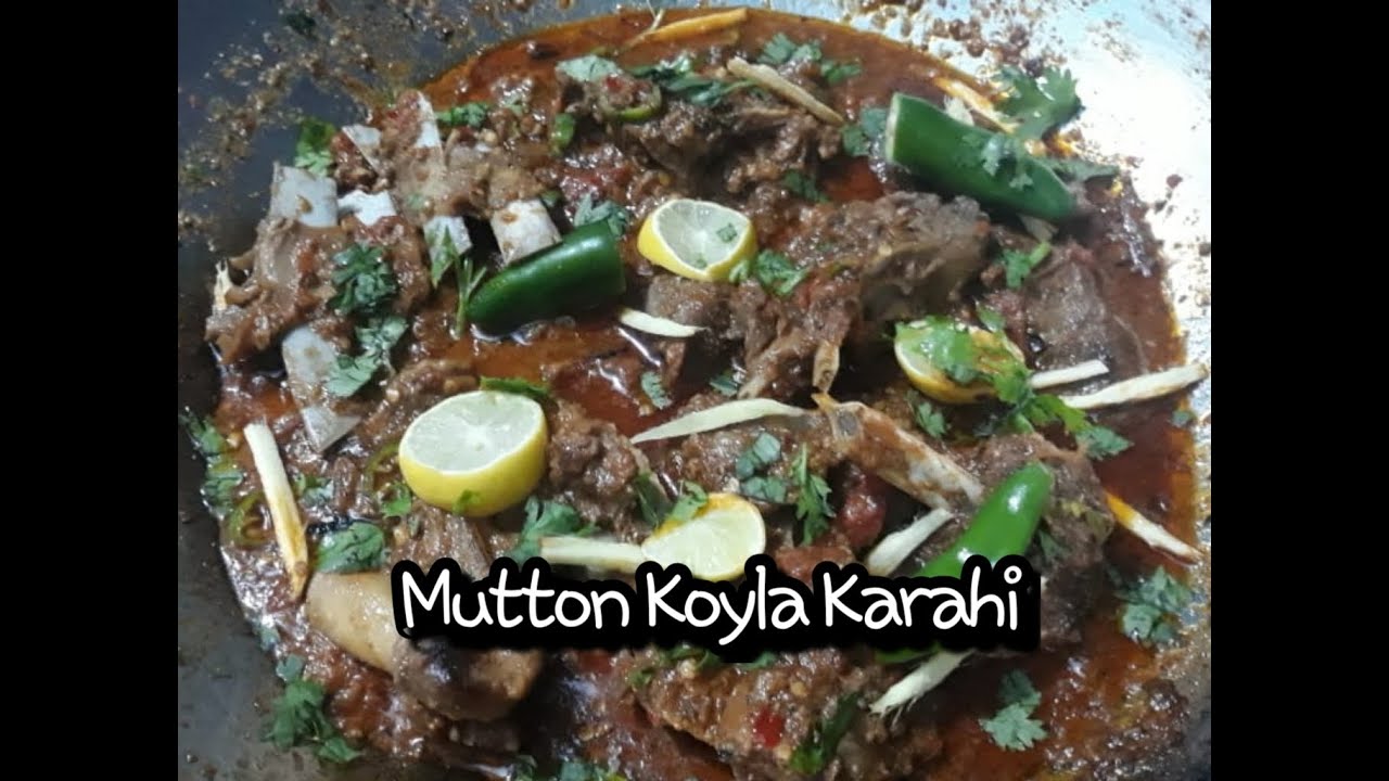 Mutton Koyla Karahi/Koyla Mutton Karah Recipe|| Bakra Eid Special ...