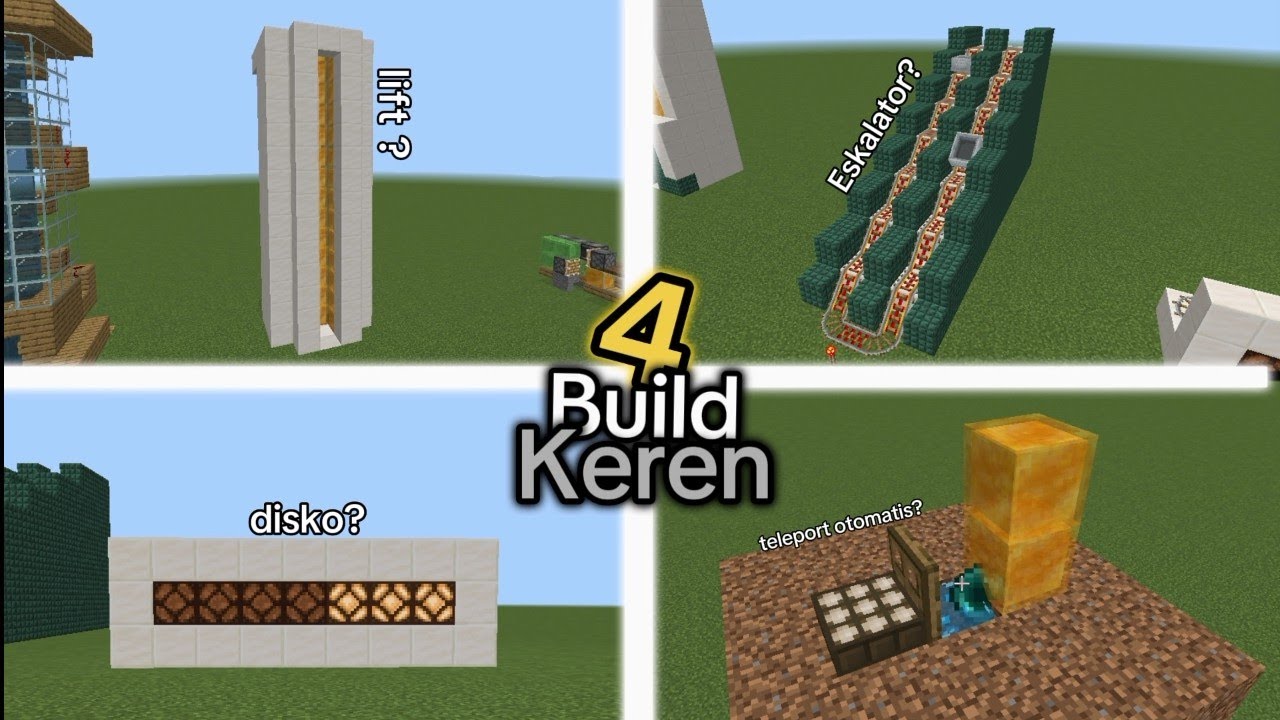 4 Build Keren Yang Bisa Kalian Buat di Minecraft (Minecraft Indonesia ...