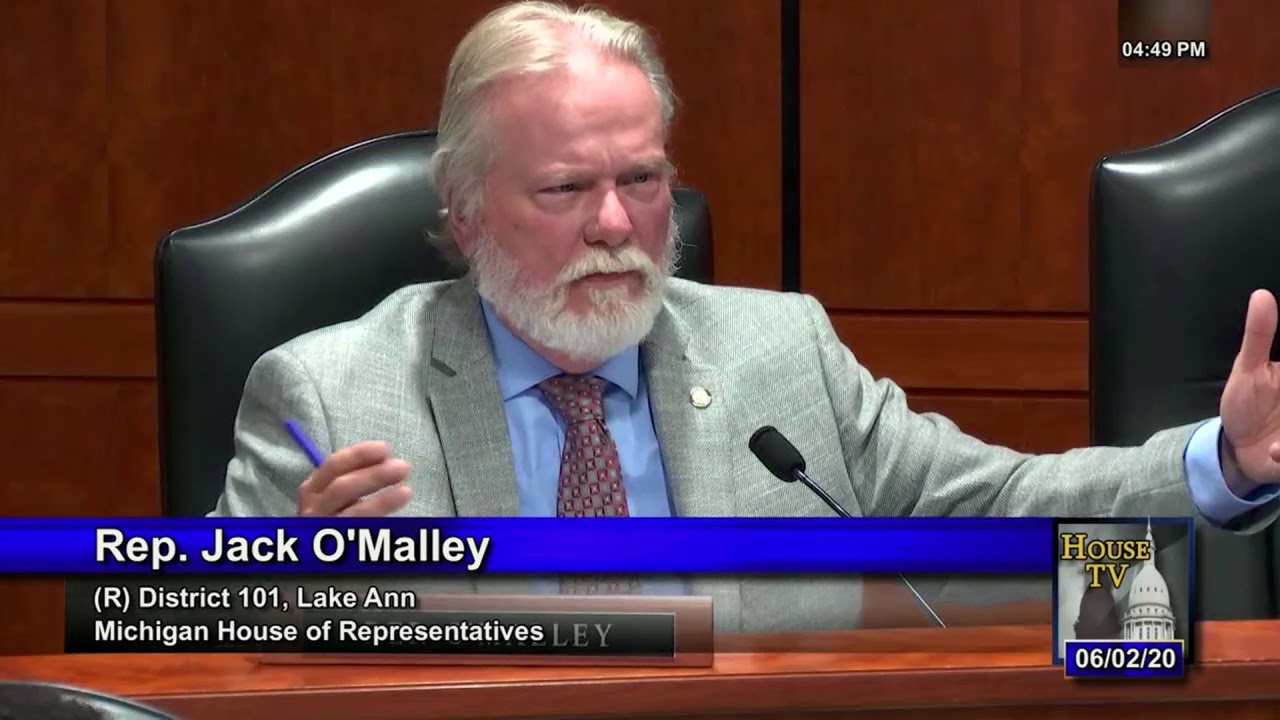 State Representative Jack O'Malley in Covid Task Force - YouTube