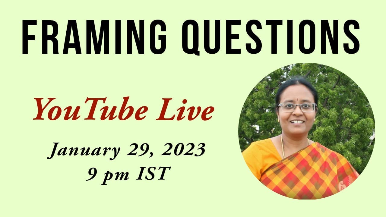 Framing Questions - YouTube