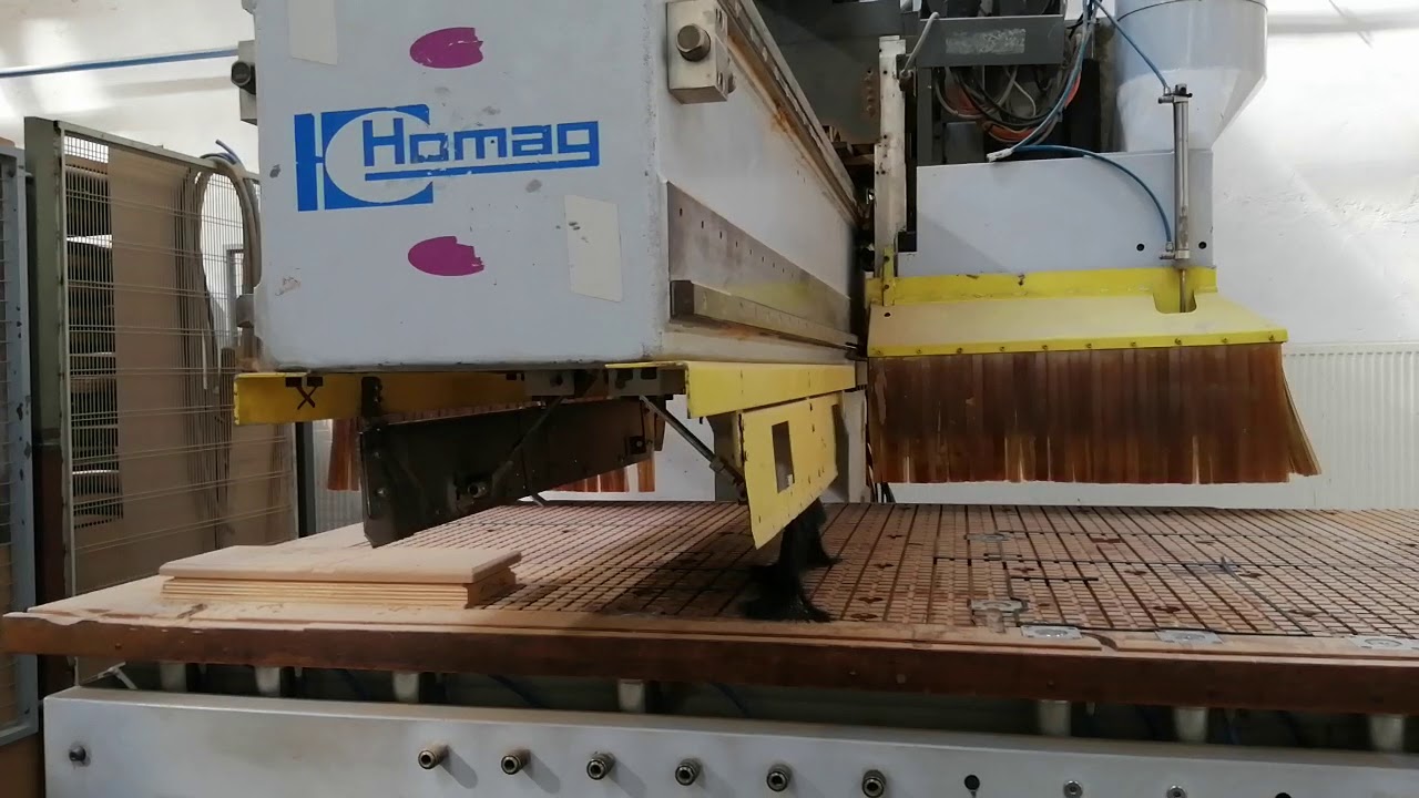 HOMAG BOF 31 Optimat CNC Machining Centre - YouTube