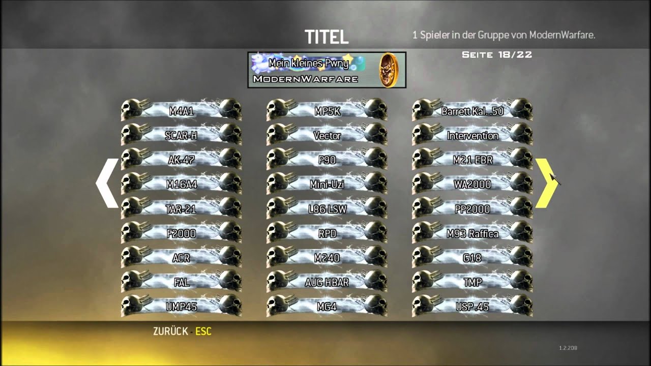 MW2 PRESTIGE HACK + ALLE TITEL UND EMBLEME [HD] [PC] - YouTube