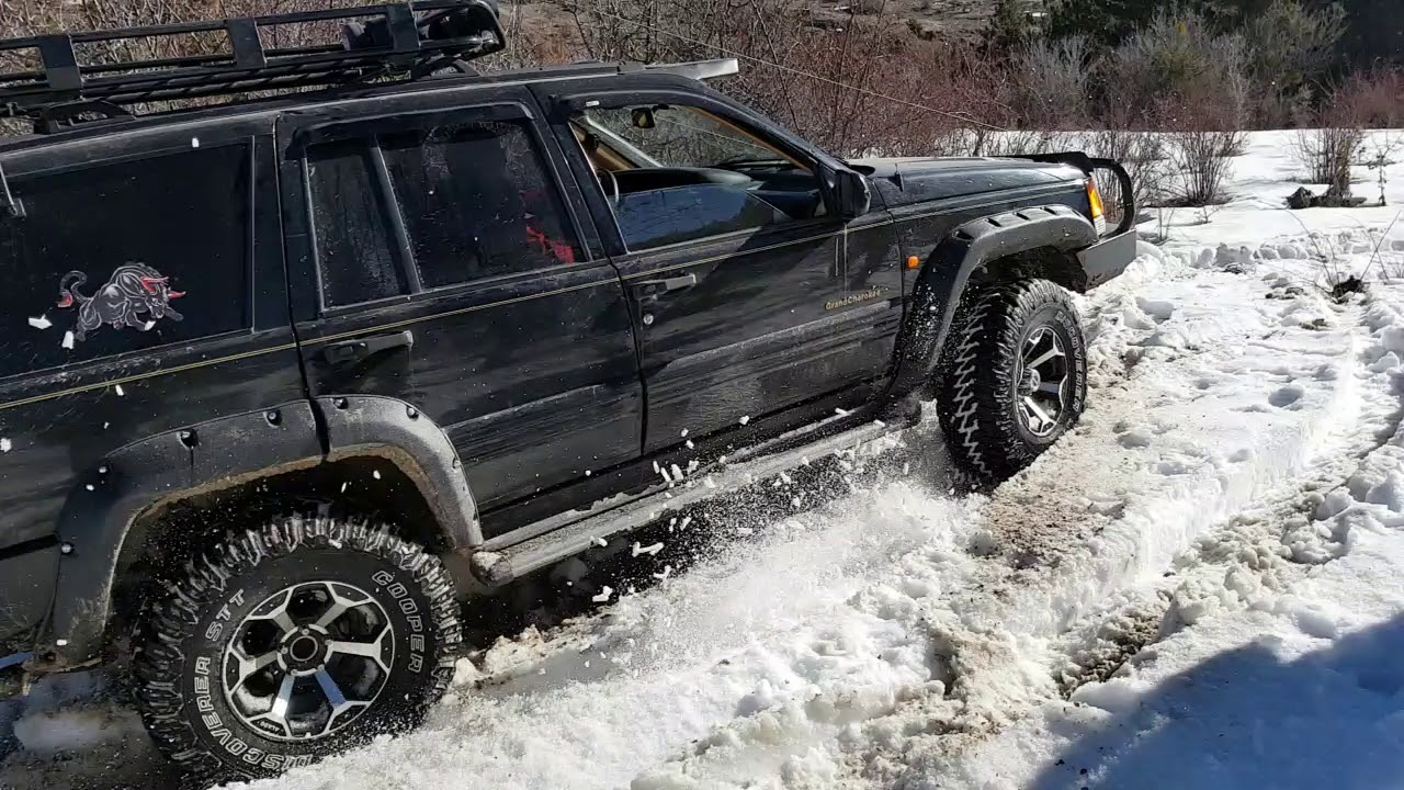 ** Grand Cherokee Zj Snow Off Road Show ** [HD] - YouTube