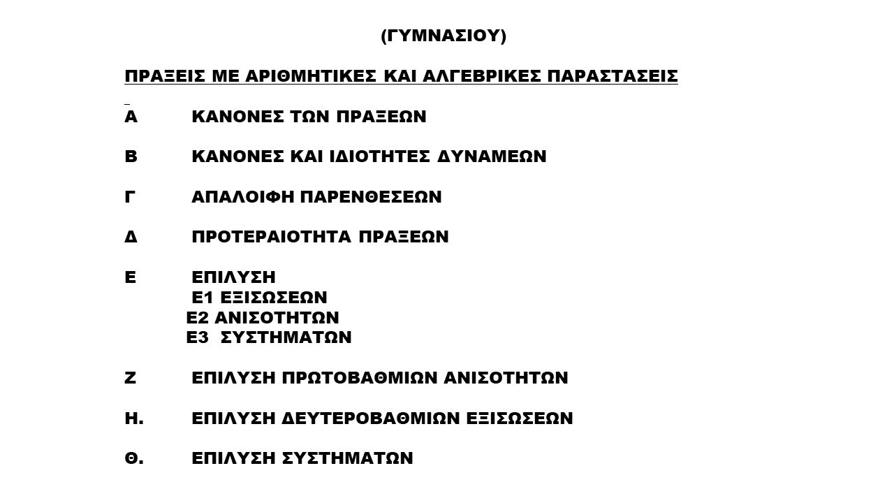 ΓΥΜΝΑΣΙΟ-ΧΕΙΡΙΣΜΟΣ ΠΡΑΞΕΩΝ - YouTube