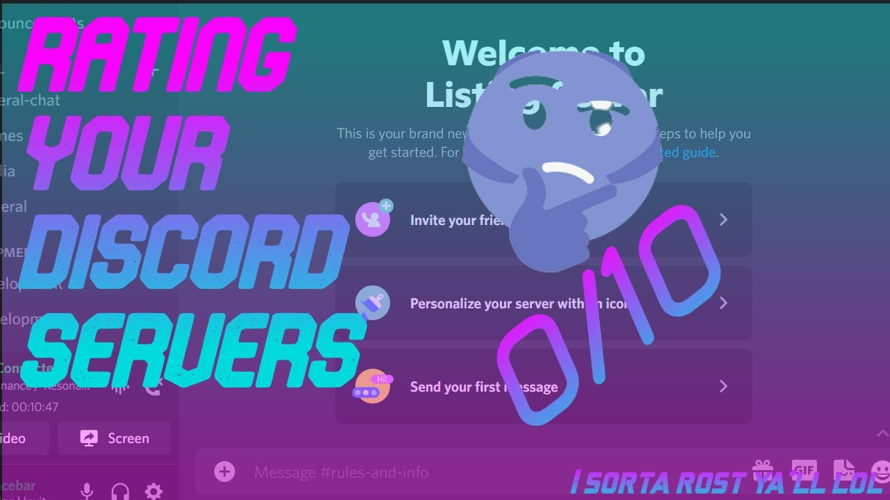 Rating your Discord Servers - YouTube