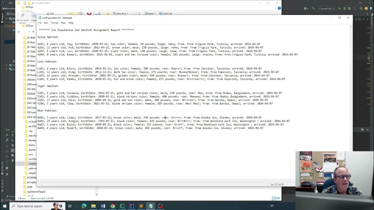 Spr '24 Java Midterm Program - YouTube