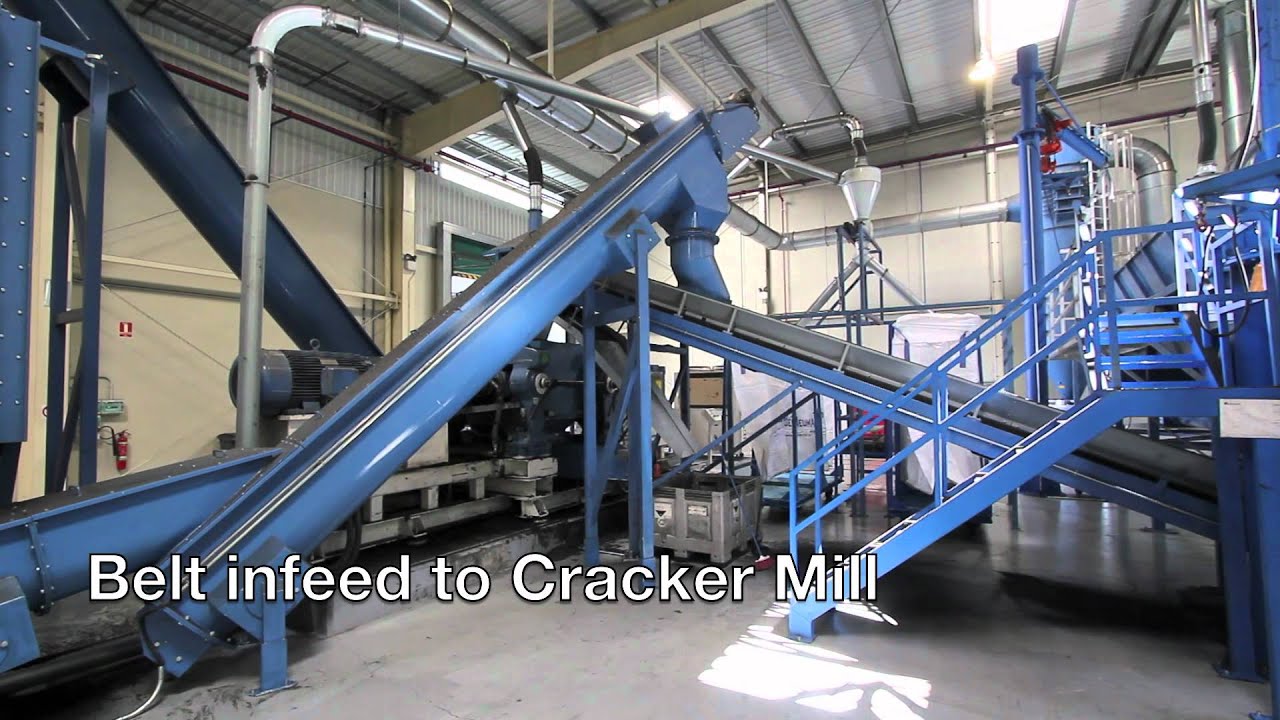 Recycling of tyres - Powder production - YouTube