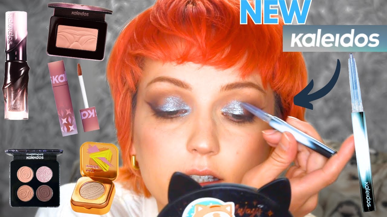 This makeup brand is so cool trying new kaleidos epiphany glow melt on ...