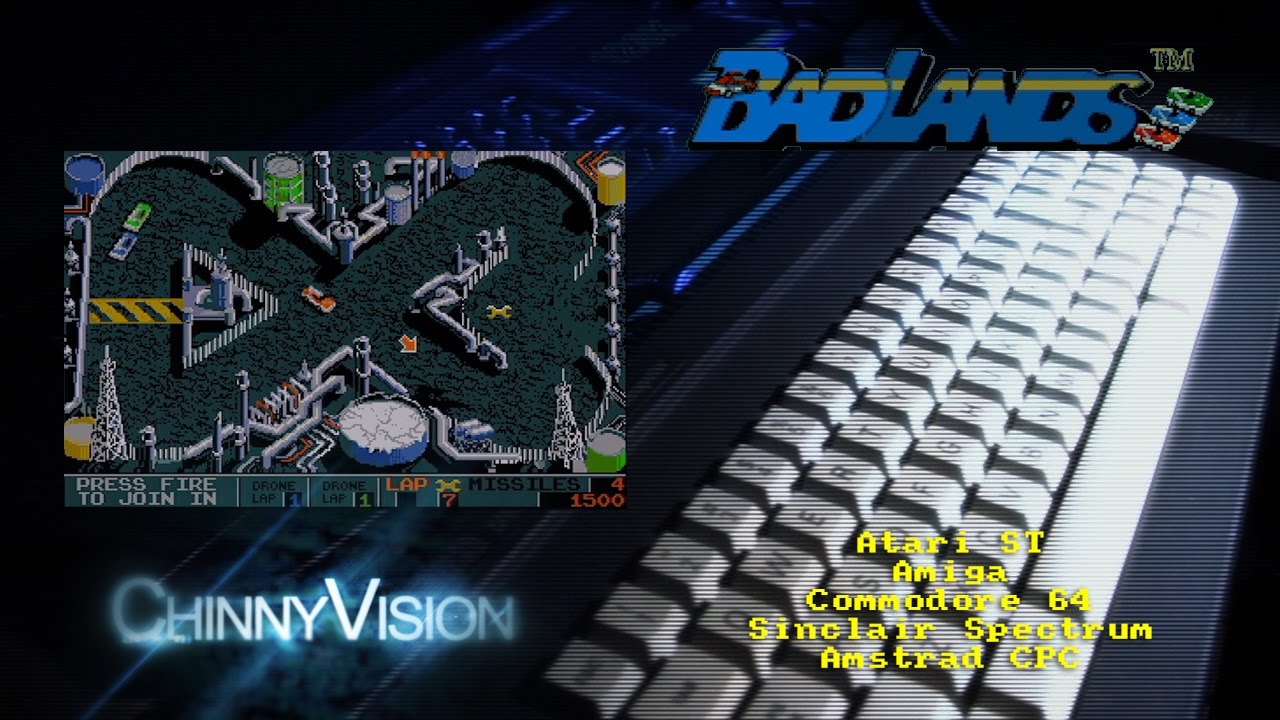 ChinnyVision - Ep 150 - Badlands - Atari ST, Amiga, C64, Spectrum ...