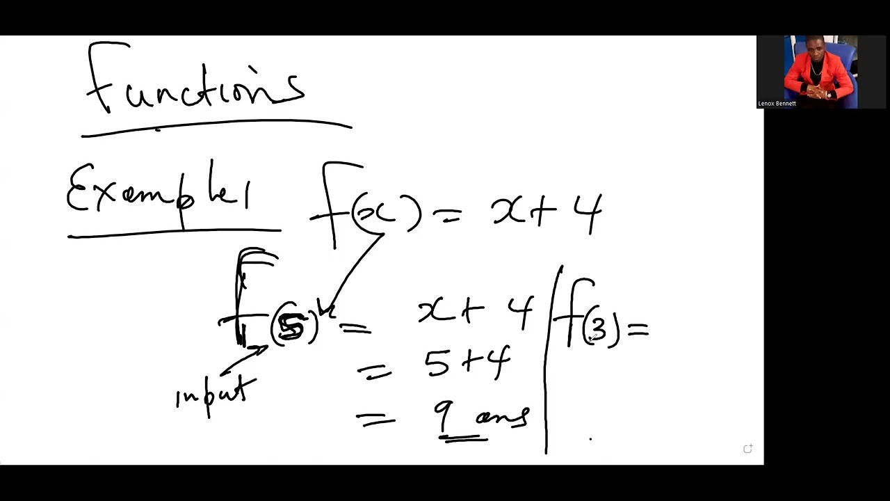 CXC MATH SIMULTANEOUS EQUATION FUNCTIONS - YouTube