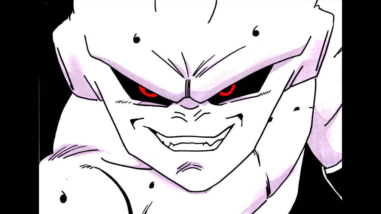 No.256 HOW TO DRAW MAJIN BOO JUNSUI 魔人ブウ 純粋 - YouTube