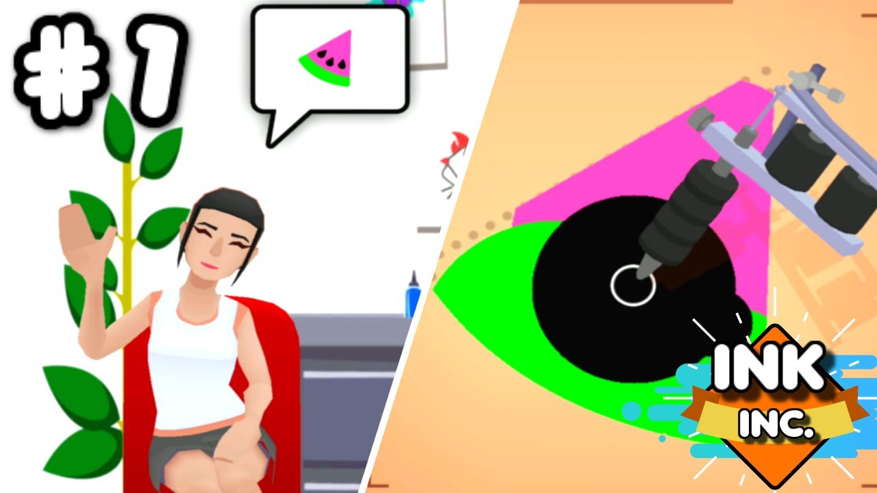 Ink Inc. – Tattoo Drawing: Gameplay Walkthrough #1 (Android, iOS ...