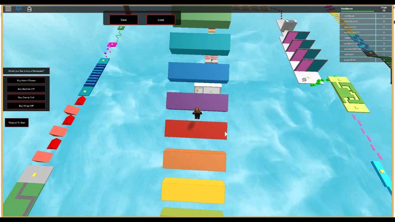 roblox bay max parkour part 2 - YouTube