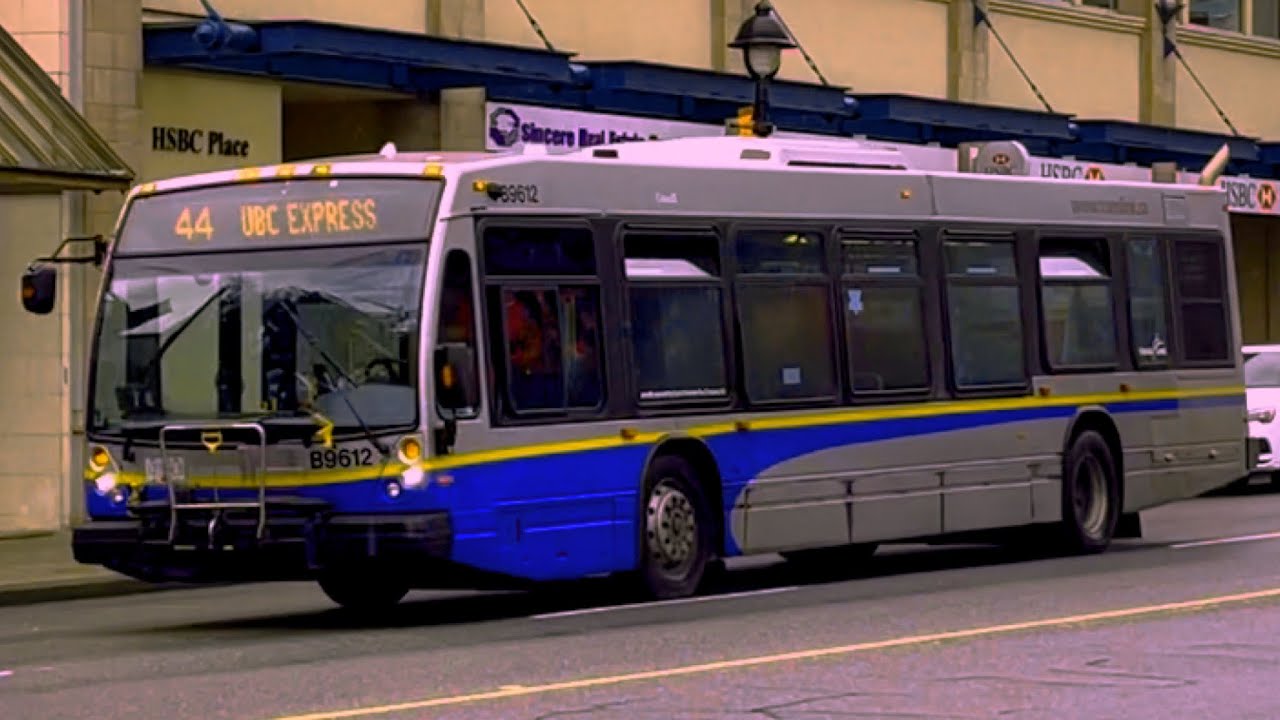 Translink CMBC Nova Bus LFS 2007 | on 44 UBC Express - YouTube