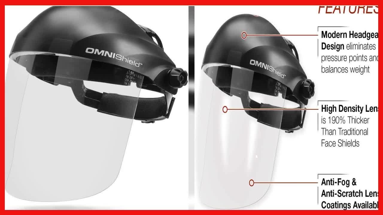 Lincoln Electric OMNIShield Professional Face Shield - Anti-Fog & Anti ...